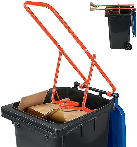 Relaxdays Rubbish Press, Set of 2, Household Waste Compactor, Paper ...