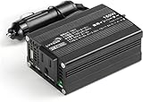 ・ブランド:LVYUAN・製造元:LVYUAN・モデル:150W-A-C-BLACK-L・製造元/メーカー部品番号:150W-A-C-BLACK-L・【車内で使える小型インバーター】車中泊など車内で照明を使うときや、移動中にスマートフォンや...