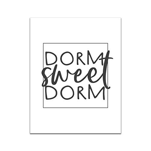 Amazon.com: Dorm Sweet Dorm - Funny Dorm Sign - Unframed 11x14 Inch Art ...