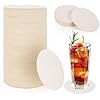 Amazon.com: 400 Pcs 4 Inch Disposable Paper Coasters, Bulk Pack for ...