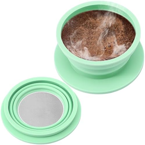 Amazon.com: VVGCS Collapsible Travel Pour Over Coffee Maker Camping ...