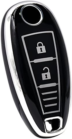 KMH - TPU Silver Car Key Cover Compatible for Maruti Suzuki Baleno ...