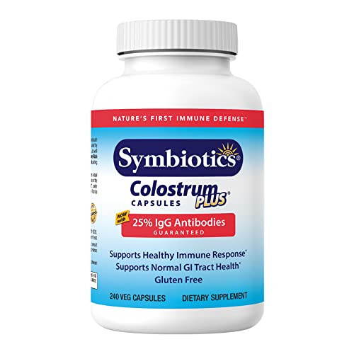 Symbiotics Colostrum 240ct Vegetable Capsules - Immunity Support ...