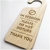 In Session Do Not Disturb Wooden Hanging Door Knob Sign Office Home ...