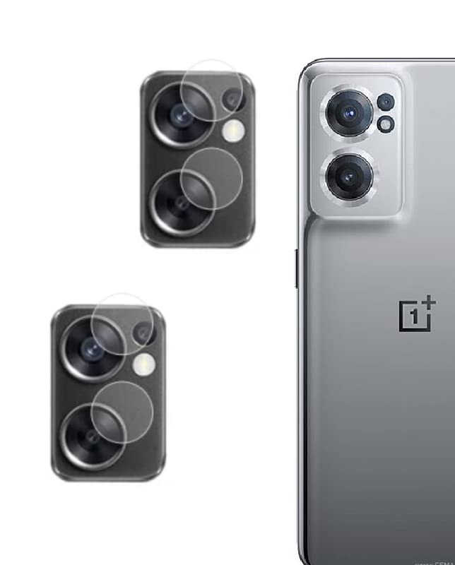 E AND E Back Camera Lens Glass Protector for oneplus nord ce2 5g (Pack ...