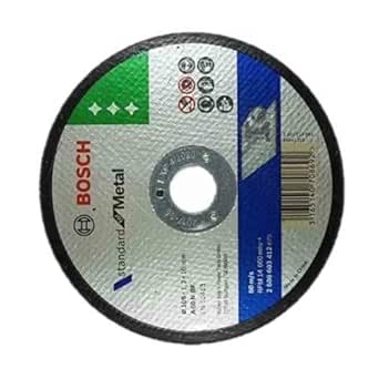 Bosch 4 Inch Aluminium Oxide Cut Off Wheel | Metal Cutting Disc for ...