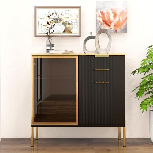 Amazon.com: xiweot Buffee Cabinet with Storage Sideboard, Accent ...