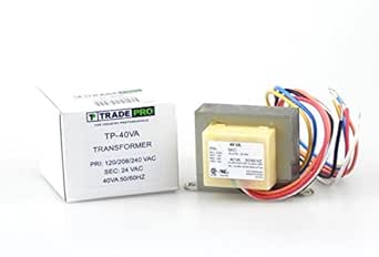 Transformador de Reemplazo Multi Voltaje Pri 120/208/240 V Sec 24 V Salida 40 VA : Amazon.com.mx ...