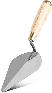 STAHLWERK Pointed Trowel 150 mm, Carbon Steel bricklayer's Trowel ...