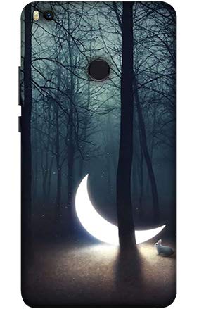 Compatiq® Xiaomi Redmi Max2 Mobile Back Cover Stylish for Girls Moon On ...