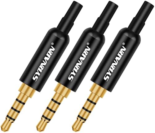 Amazon.com: VizGiz 5 Pack Wired Earbuds Jack Replacement Solder Type 3 ...