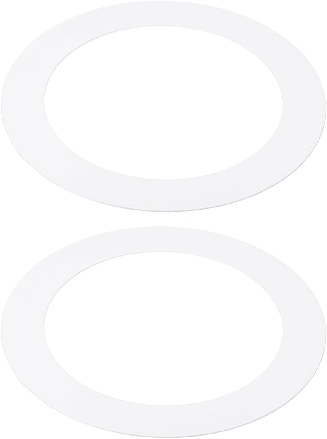 PATIKIL 5" ID 7.48" OD Goof Rings for Recessed Light, 2 Pack Matte ...