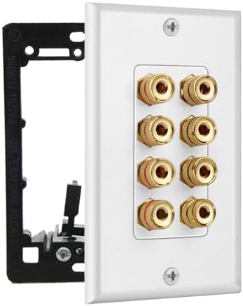 Amazon.com: DIYTECH 12 Speaker Wall Plate, Home Theater Wall Plate ...