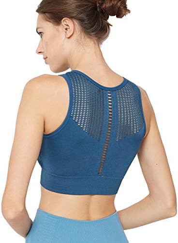 NUFR Sports Bras for Women Wire-Free Bra Yoga Bras Yoga Tank Top with ...