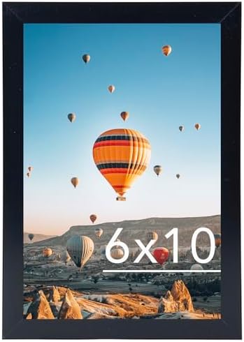 Amazon.com - JCJMY 6x10 Picture Frame Black for Wall Hanging or ...