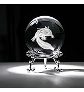 Amazon.com: HDCRYSTALGIFTS 3D Lightning Cloud Crystal Decorative Ball ...