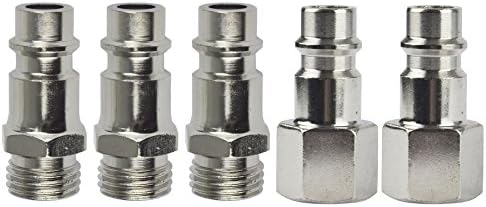 Euro Air Line Hose Compressor Fittings Connector Male Quick Release 5 ...