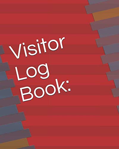 Visitor Log Book: Guest Login Notebook, Record Guest Sign-In ...