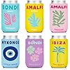 Amazon.com: Whaline 12Pcs Summer Beer Can Sleeves 12oz Preppy Travel ...
