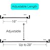 Amazon.com: YYST Type A 16" to 28" Inside The Window Frame Curtain Rod ...