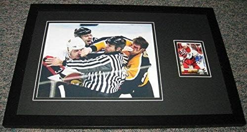 Hal Gill Autographed Photo - FIGHT Framed 11x17 Display - Autographed ...