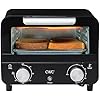Amazon.com: COOK WITH COLOR Mini Toaster Oven: 600W Power, Precision ...