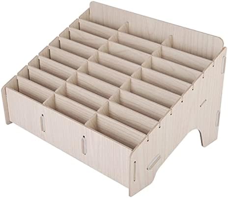Amazon.com: Wooden Cell Phones Storage Box, Multiple Cells Wooden ...
