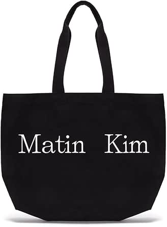 Amazon | 【Martin Kim】マーティンキム MATIN LOGO ECOBAG (ブラック) | フォーマルバッグ
