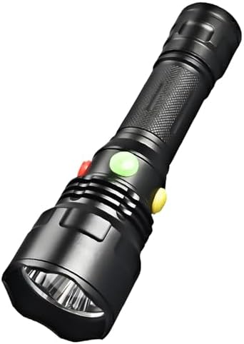 Alonefire X004 4 Color in 1 LED Tactical Torch Rechargeable Red Green ...