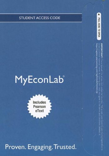 MyEconLab Access Code: Includes Pearson Etext (MyEconLab (Access Codes ...