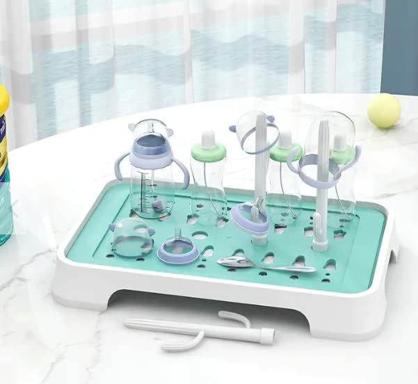 Amazon.com: Baby Bottle Drying Rack with Tray and Drainer Countertop ...