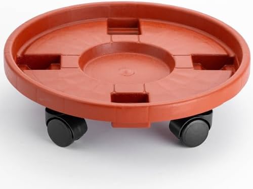 Amazon.com: mycheng Plant Caddy with Wheels, 15 "-21" Adjustable Plant ...