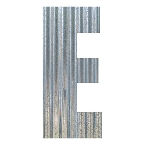 Amazon.com: Corrugated Metal Letter (6 Inch, E) : Home & Kitchen