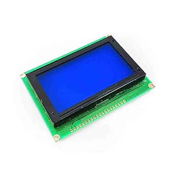 Harical 12864B Graphic Blue Color Backlight LCD Display Module for ...