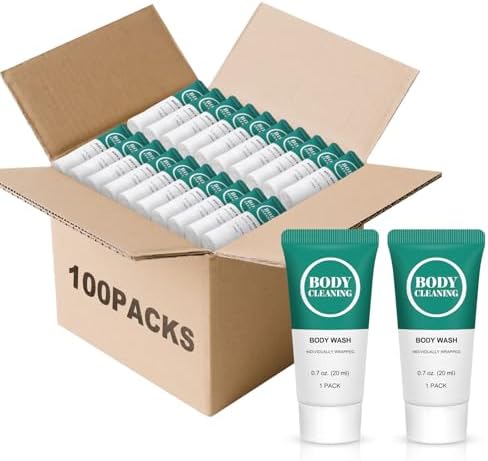 Amazon.com : Travel Size Body Wash, Mini Shower Gel Set, 20 ml ...