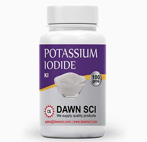 Amazon.com: Potassium Iodide Crystal Powder High Purity USP Grade 100gm ...
