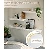 Amazon.com: Gronda White Floating Shelves for Wall, 24 Inch Wall ...