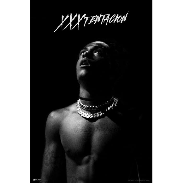 Buy Laminated Xxxtentacion Poster Looking Up Xxxtentacion Merch Bad 2870