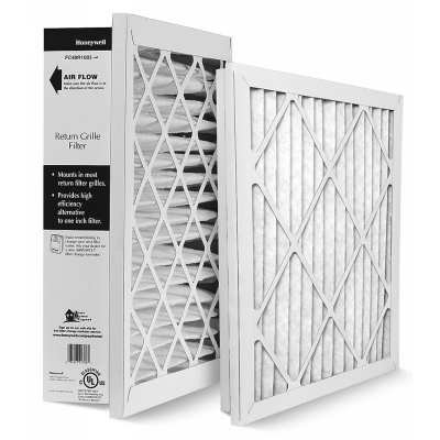 Honeywell Return Grill Media air Filters, 2 inch and 4 inch - Black and ...