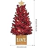 Amazon.com: KI Store Lighted Red Berry Tree Tabletop Tree 16-Inch ...