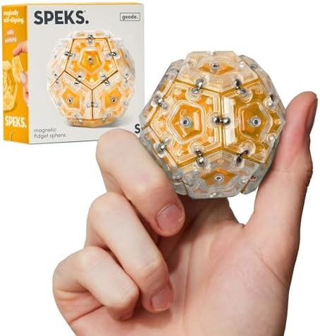 Amazon.com: Speks Geode Magnetic Fidget Toy | Sensory Desk Toy for ...