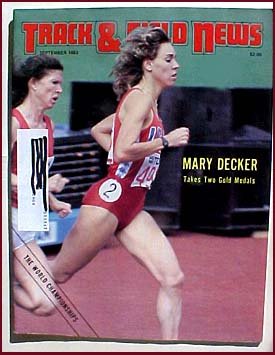 Track & Field News September 1983 Mary Decker The World Championships ...