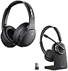 Amazon.com: LEVN Wireless Headset with Mic for Work, Bluetooth Headset ...