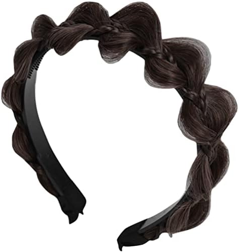 Amazon.com : Uonlytech Braided Headband with Teeth Synthetic Hair Braid ...