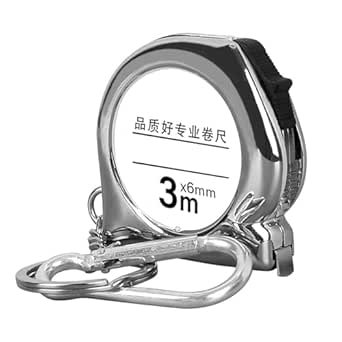 Mini Tape Measure Keychain, 3 Meters Retractable Steel Measuring Tape ...