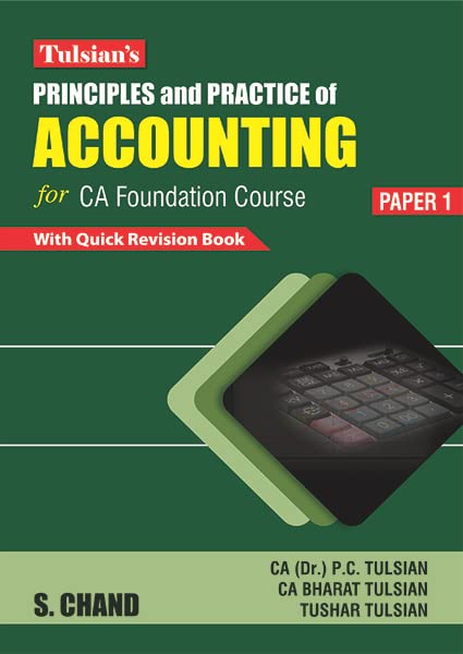 Amazon.com: Tulsian’s Principles and Practice of Accounting for CA ...