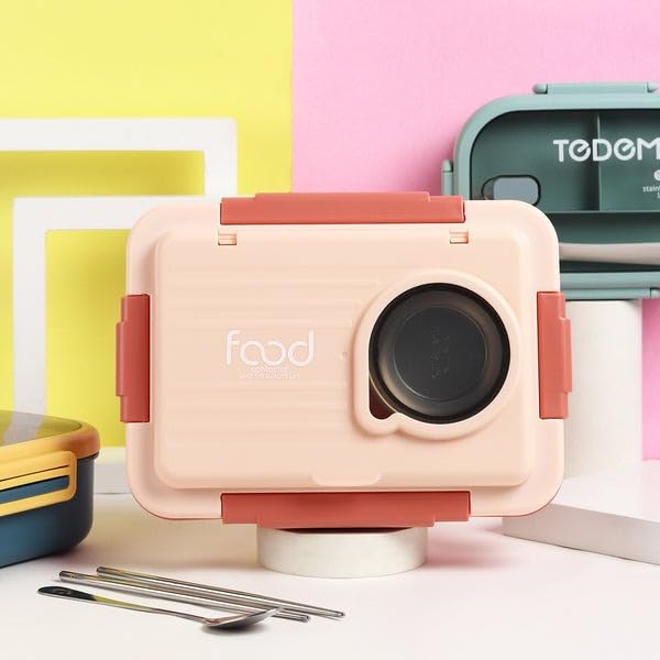 Buy TREK TOYS WORLD Bento Lunch Box - Stainless Steel, BPA-Free, 3 ...