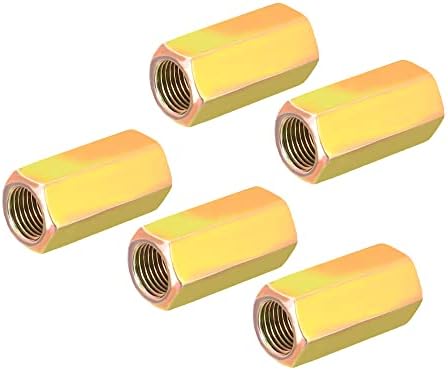 Amazon.com: MECCANIXITY Hex Coupling Nuts M10 x 1mm Fine Thread 30mm ...