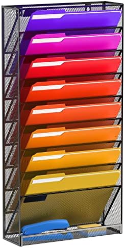 Amazon.com : SUPEASY 14-Tier Wall File Organizer, Wall File Holder ...
