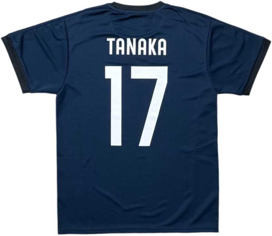 Amazon.co.jp: [JFA] サッカー日本代表 2024 プレーヤーズTシャツ(SAMURAI BLUE) 24007 田中碧 L : スポーツ＆アウトドア